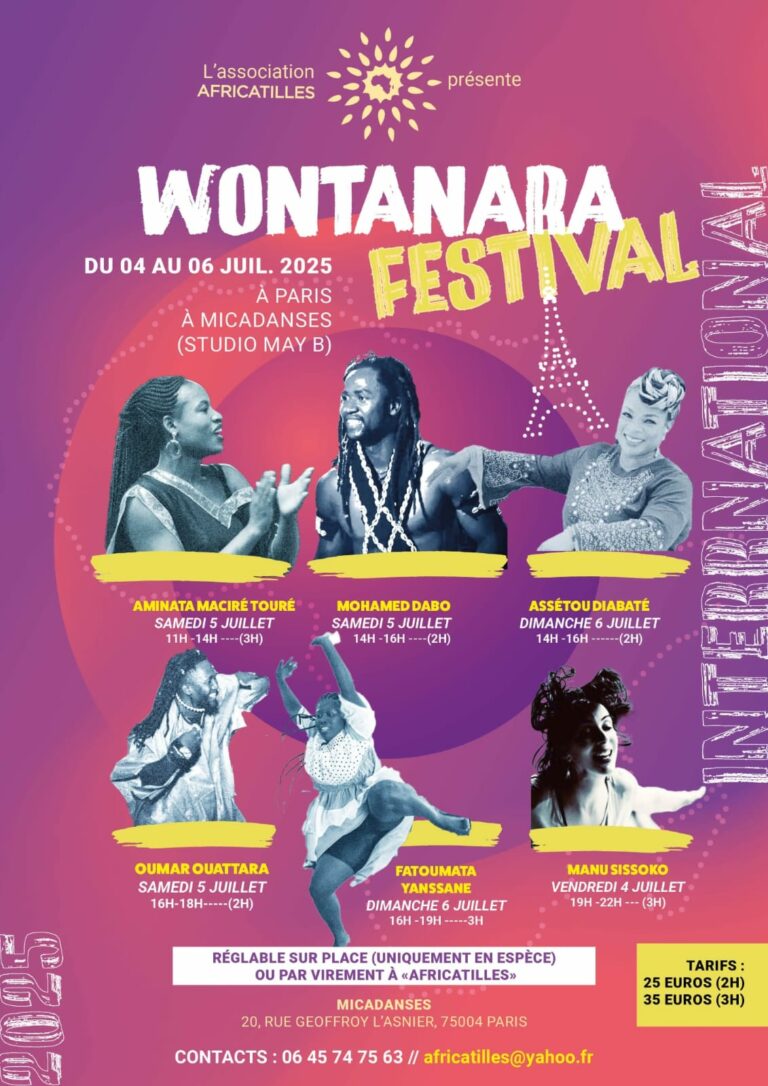 Festival wontanara international 2025 13ème édition, danse africaine ...
